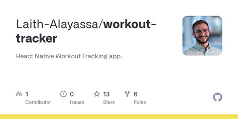 Github Laith Alayassaworkout Tracker React Native Workout Tracking App