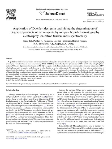 Pdf Application Of Doehlert Design In Optimizing The Determination Of