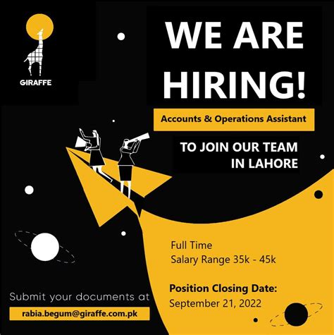 Giraffe Pakistan On Linkedin Giraffe Office In Lahore Is Looking For A
