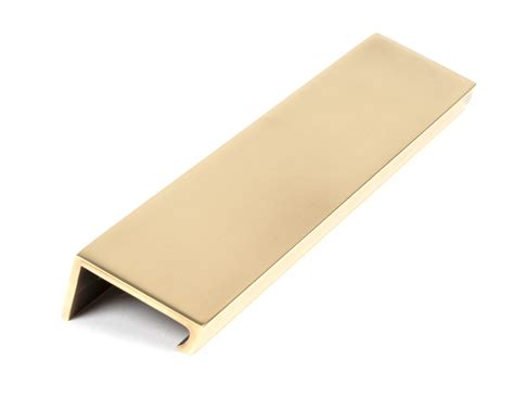 Aged Brass 200mm Plain Edge Pull Grace And Glory