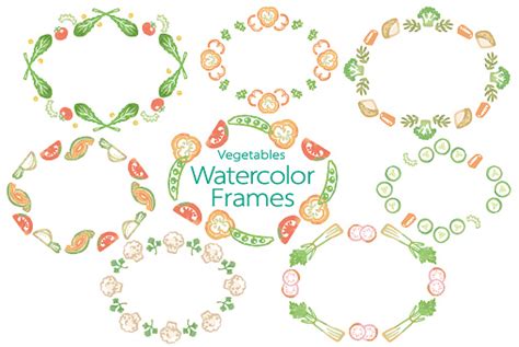 다양한 야채가 있는 프레임 세트입니다 수채화 벡터 그림입니다 감자 요리에 대한 스톡 벡터 아트 및 기타 이미지 감자 요리 개체 그룹 건강한 생활방식 Istock