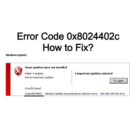 Error Code 0x8024402c How To Fix Get It Solutions