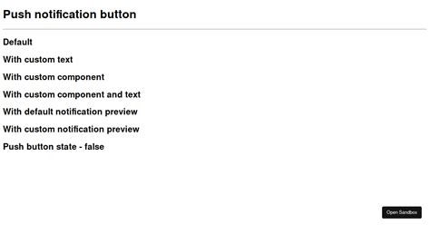 React Push Notification Buttondemo Forked Codesandbox