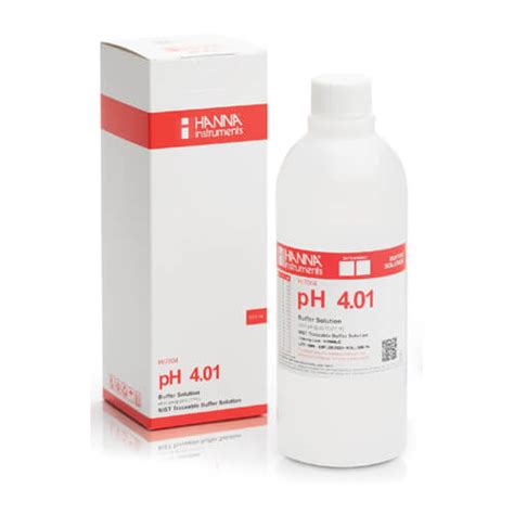 Buffer Solution PH 4 01 Hanna 1000 Ml Bottle Labtex BD