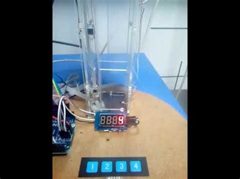 ARDUINO controlled elevator model Arduino Kontrollü Asansör YouTube