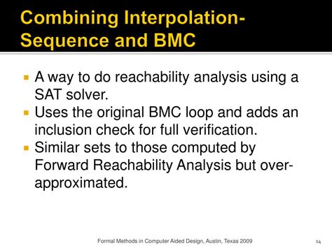 Ppt Interpolation Sequence Based Model Checking Powerpoint