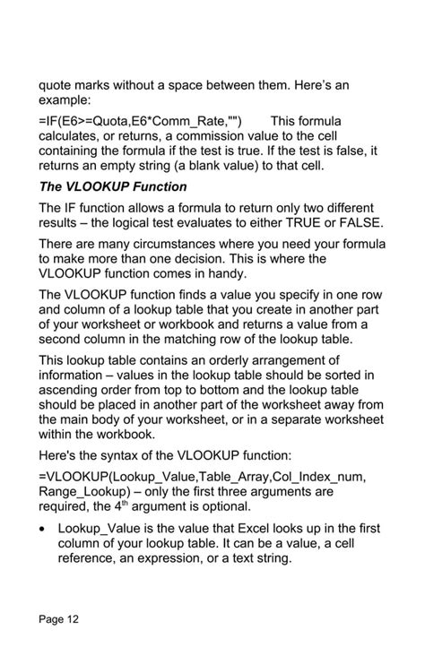 Excel Formula And Function Basics Pdf
