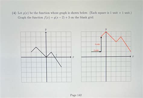 Solved 4 Let Gx Be The Function Whose Graph Is Shown Below Each