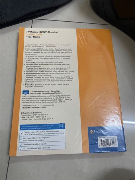 Igcse Chemistry Revision Guide Hobbies And Toys Books And Magazines Textbooks On Carousell