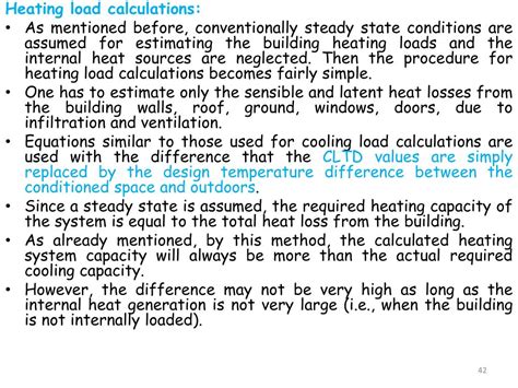 PPT Cooling And Heating Load Calculations Estimation Of Required Cooling Heating Capacity