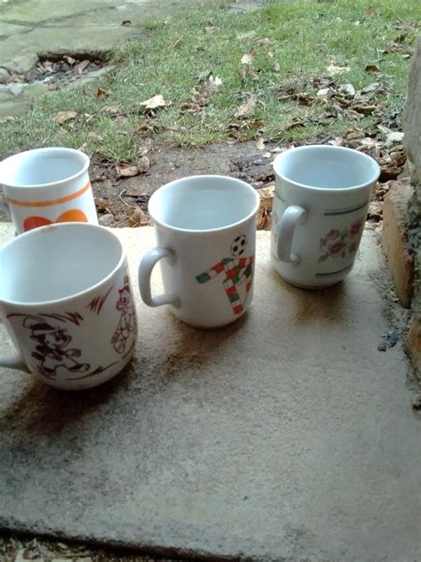 Retro Hrnek Epiag Eskoslovensk Porcel N Sada Aukro