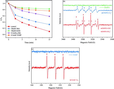 A Effects Of Scavenger On Pnt Degradation B Epr Spectra Of O2˙⁻ Download Scientific