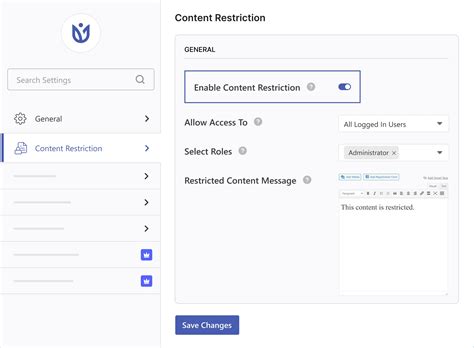 Wordpress Content Restriction With User Registration