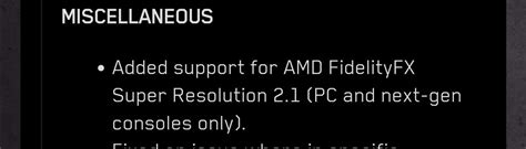 Did They Really Add Fsr 2 1 To Series X This Would Be Only The 2nd Game On Console To Have It