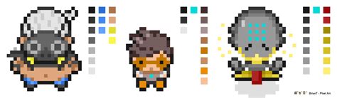 More Ow Heroes As Pokémon Ruby Sapphire Sprites Introducing Roadhog Tracer And Zenyatta Via