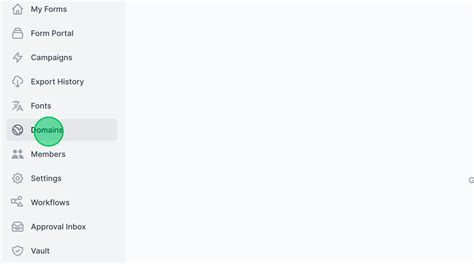 how to setup custom domains makeforms