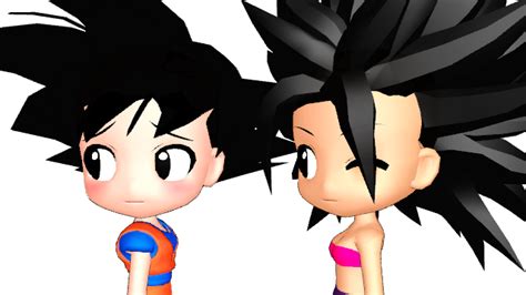 Goku And Caulifla Chibi Part 2 By Crossyyt On Deviantart