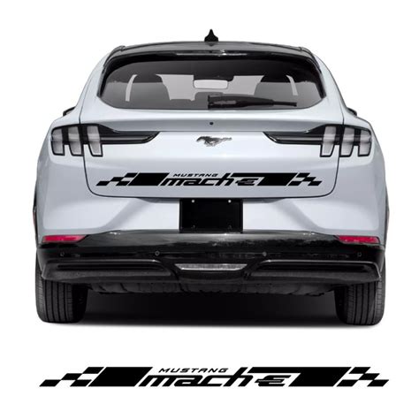 Decals For Rear Racing Ford Mustang Mach E