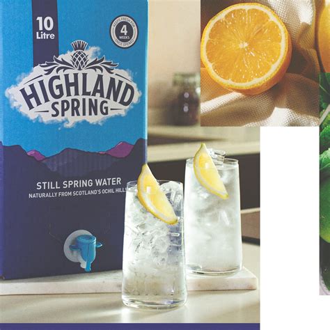 Highland Spring Drinking 10 Glasses Of Water A Day Opens