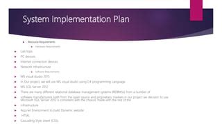 Hotel Management System Project PPTX Hotel Management System Project PPTX