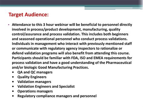 Process Validation For Drugs And Biologics Pptx