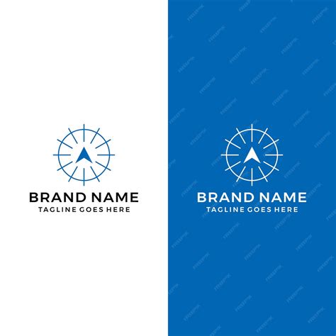 Premium Vector Compass Logo Simple Compass Vector Icon Template