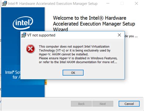 Getting Problem While Installing Haxm Issue Intel Haxm Github