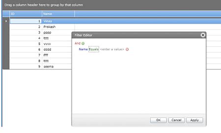 DevExpress GridControl In Silverlight