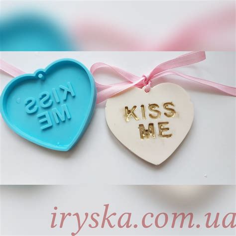 Силіконовий молд Kiss me магазин іриска