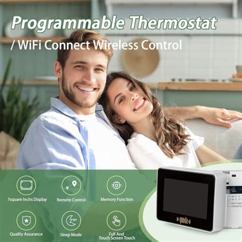 Universal Thermostat Wifi Touch Screen Programmable 7 Single Day 7 Inch Screen