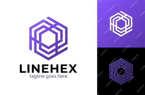 Premium Vector Abstract Cube Hexagon Logo Design Illustration
