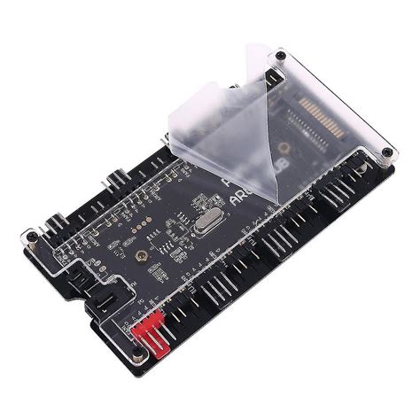 Pwm Fan Argb Led 2 In 1 Sync Hub Wireless Controller 1 To 8 Multi Way Splitter 5v 3pin Rgb