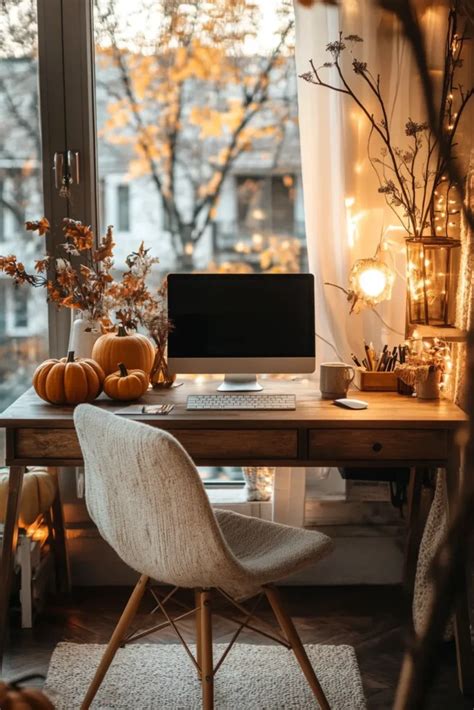 40 Cozy Fall Home Office Design Ideas Edward George