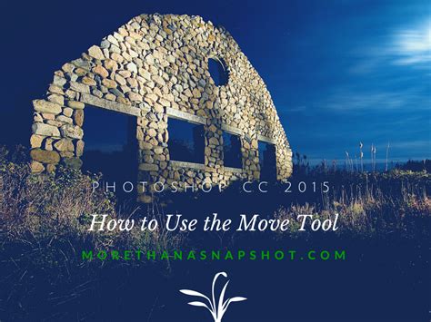 How To Use The Move Tool In Photoshop CC 2015 More Than A Snapshot
