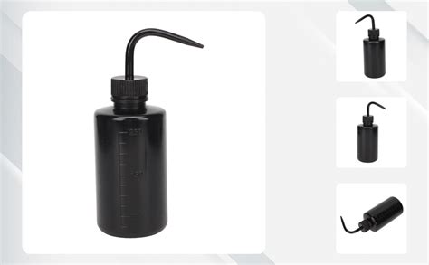 6 Botellas De Lavado De Seguridad De 250 Ml Botella De Plástico Para
