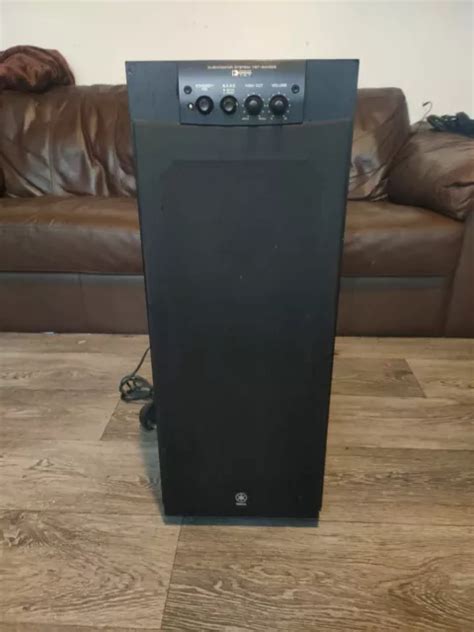 YAMAHA ACTIVE SUBWOOFER YST SW Powerfull Fully Working RETRO HI FI YAMAHA ACTIVE SUBWOOFER YST SW Powerfull Fully Working RETRO HI FI