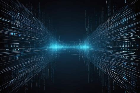 Premium Photo Binary Code Background Digital Abstract Technology