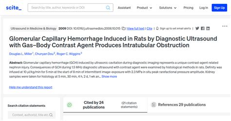 Glomerular Capillary Hemorrhage Induced In Rats By Diagnostic