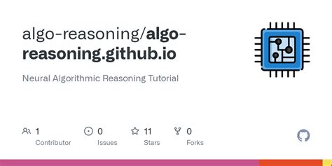GitHub Algo Reasoning Algo Reasoning Github Io Neural Algorithmic Reasoning Tutorial