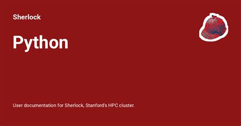Python Sherlock