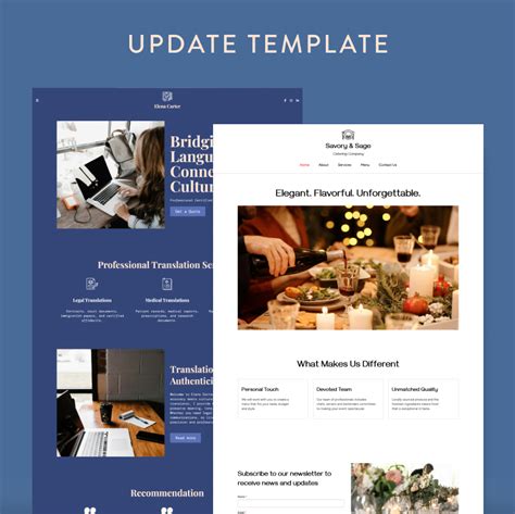 Update Template Pembaruan Strikingly