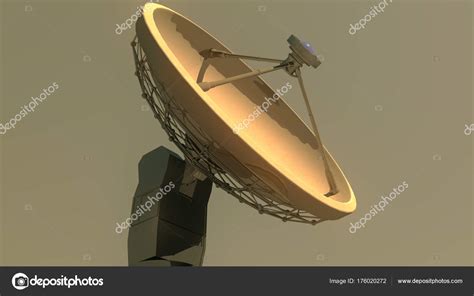Radio Telescope Antenna Observatory Array Dish In The Sunset Su