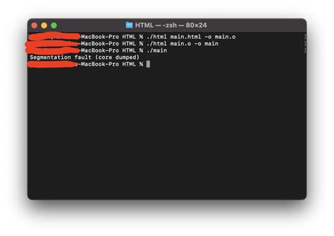 Why Does My Html Program Get A Segmentation Fault Error Rprogrammerhumor