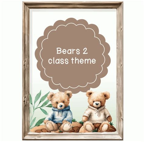 Class Theme Bears 2 Clever Wolfee Class Theme Bears 2 Clever Wolfee