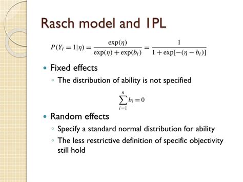 Ppt How Should We Assess The Fit Of Rasch Type Models Powerpoint
