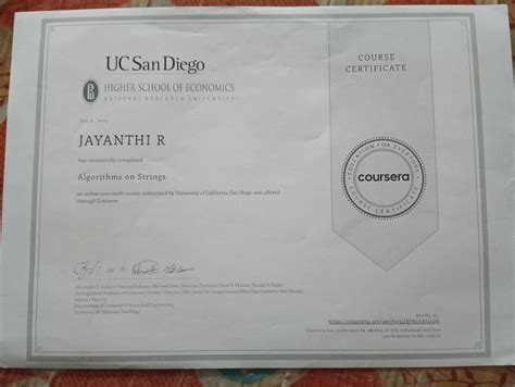 Completed Algorithms On Strings Course Jayanthi R Posted On The Topic