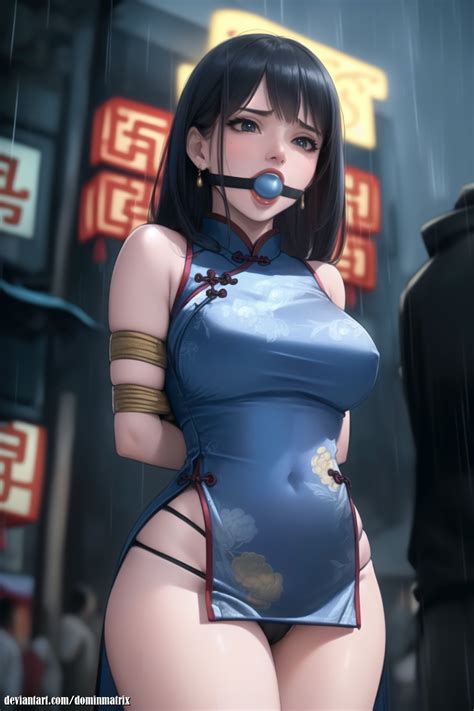 Chinese Dress Bondage 004 By Dominmatrix On Deviantart