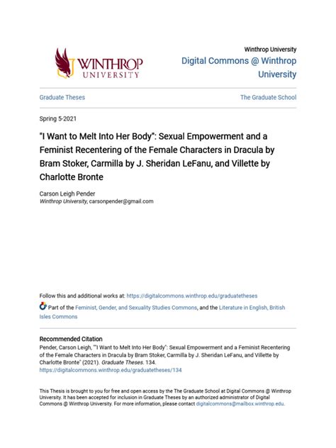 I Want To Melt Into Her Body Sexual Empowerment And A Feminist Pdf