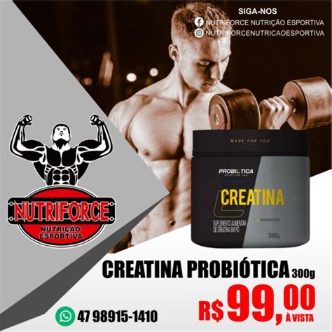 Creatina Probiótica 300g Shopee Brasil