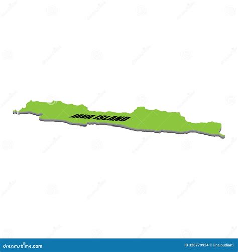 Java Island Map Icon Stock Illustration Illustration Of Asia 328779924